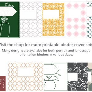 Printable Landscape Binder Covers With Matching Spine Covers and ...