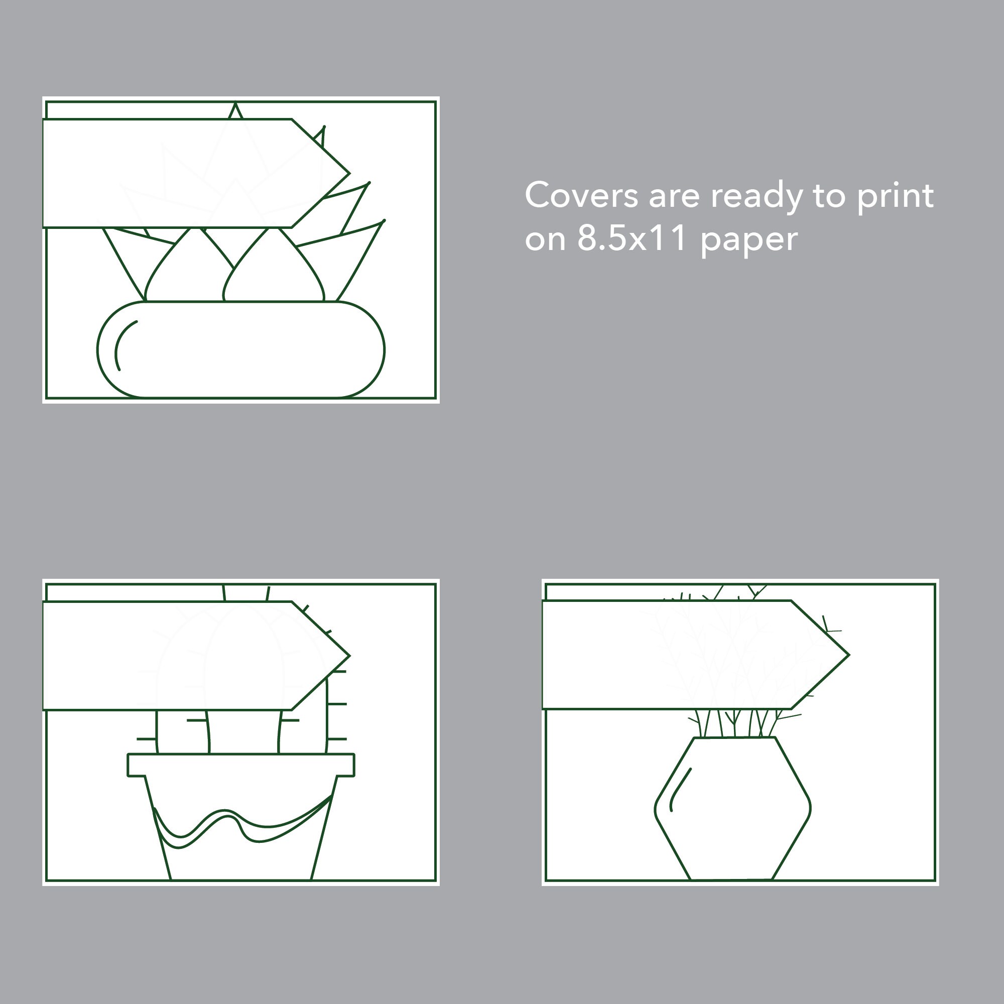 Printable Landscape Binder Covers With Matching Spine Covers ...