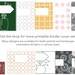 Printable Binder Cover Set Polka Dot Binder Covers Set Printable - Etsy