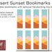 Printable Bookmarks | Desert Sunset | Bookmarks for Classroom, Party ...