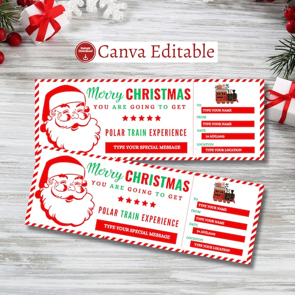 Train Ticket Template - Etsy