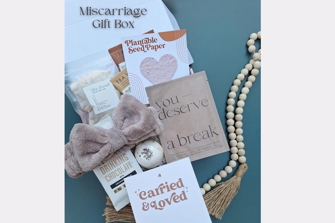 Miscarriage Gift Box Pregnancy Loss Sympathy Gift Self Care Package ...