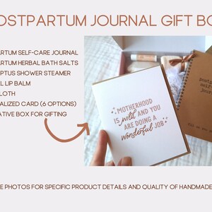 Postpartum Gift Box New Mom Gift Basket Postpartum Care Package ...