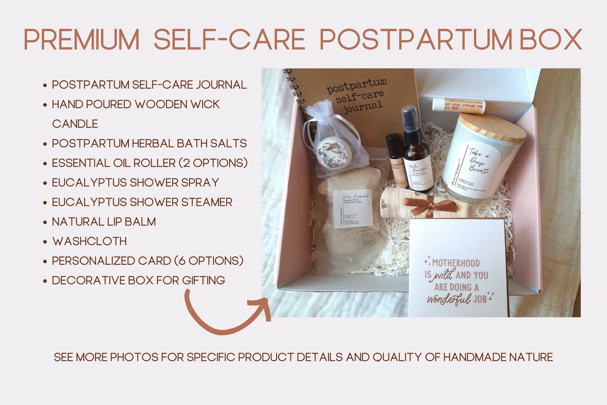 Postpartum Care Package Mom Gift Postpartum Bath Salt Gift - Etsy