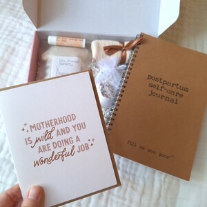 Postpartum Gift Box New Mom Gift Basket Postpartum Care Package ...