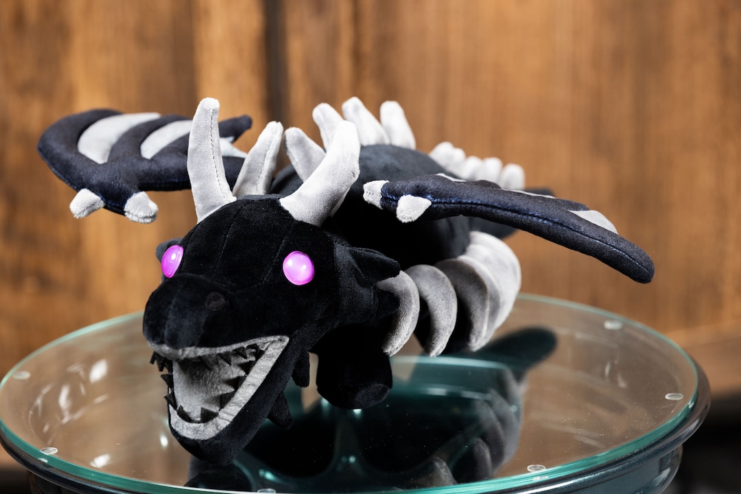 Roblox Adopt-me Plushy Shadow Dragon - Etsy UK