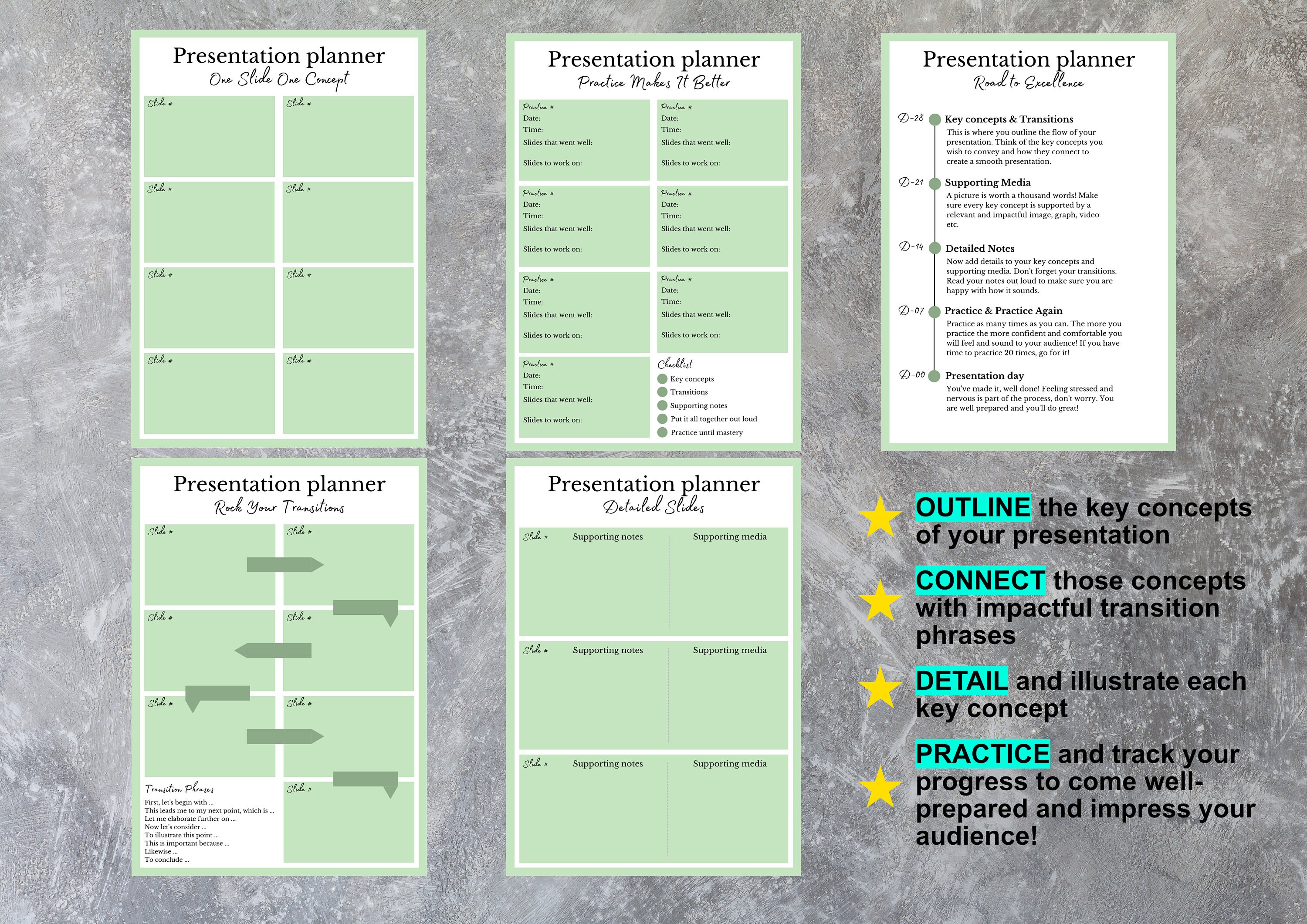 Student Presentation Planner - Etsy