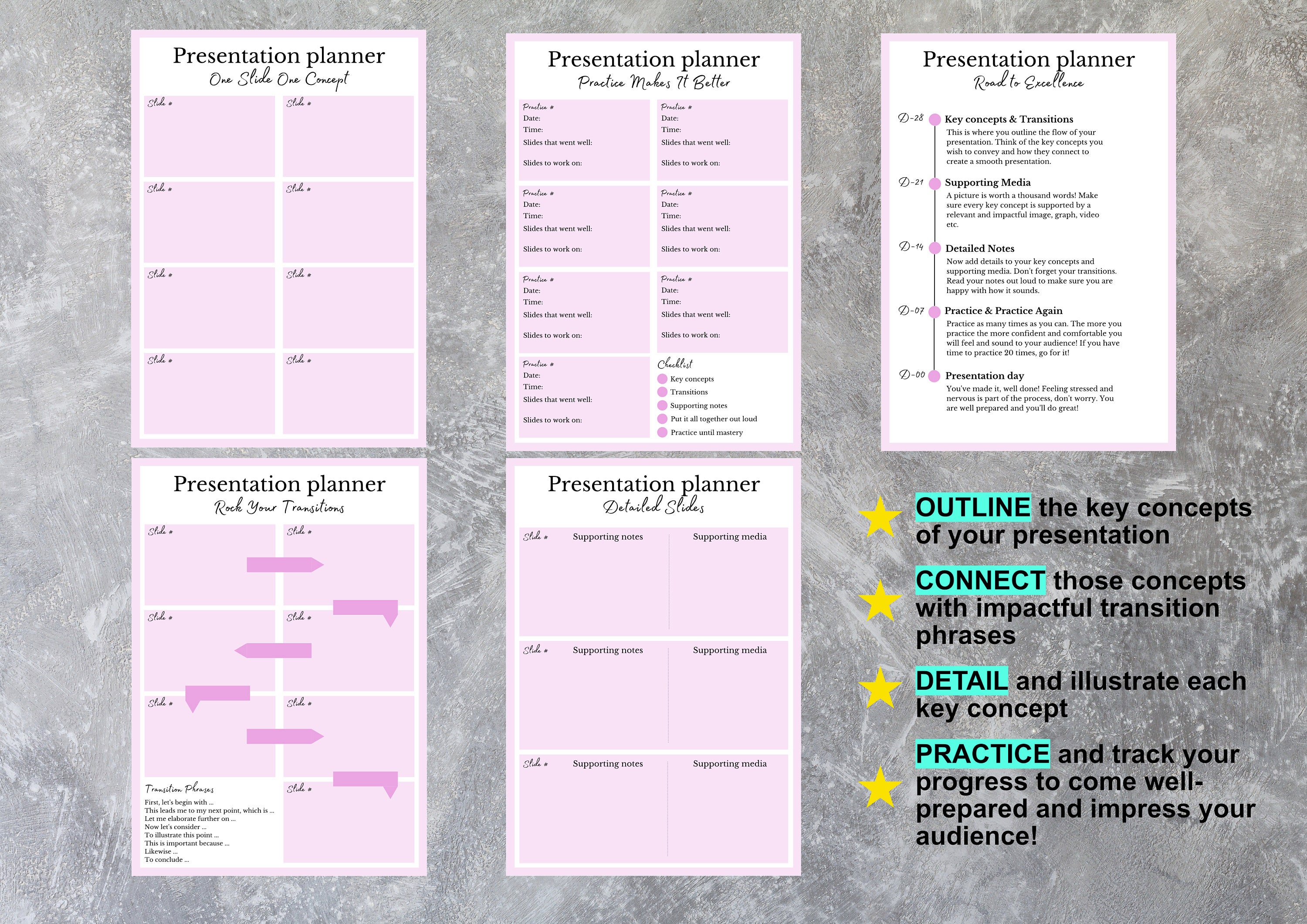 Student Presentation Planner - Etsy