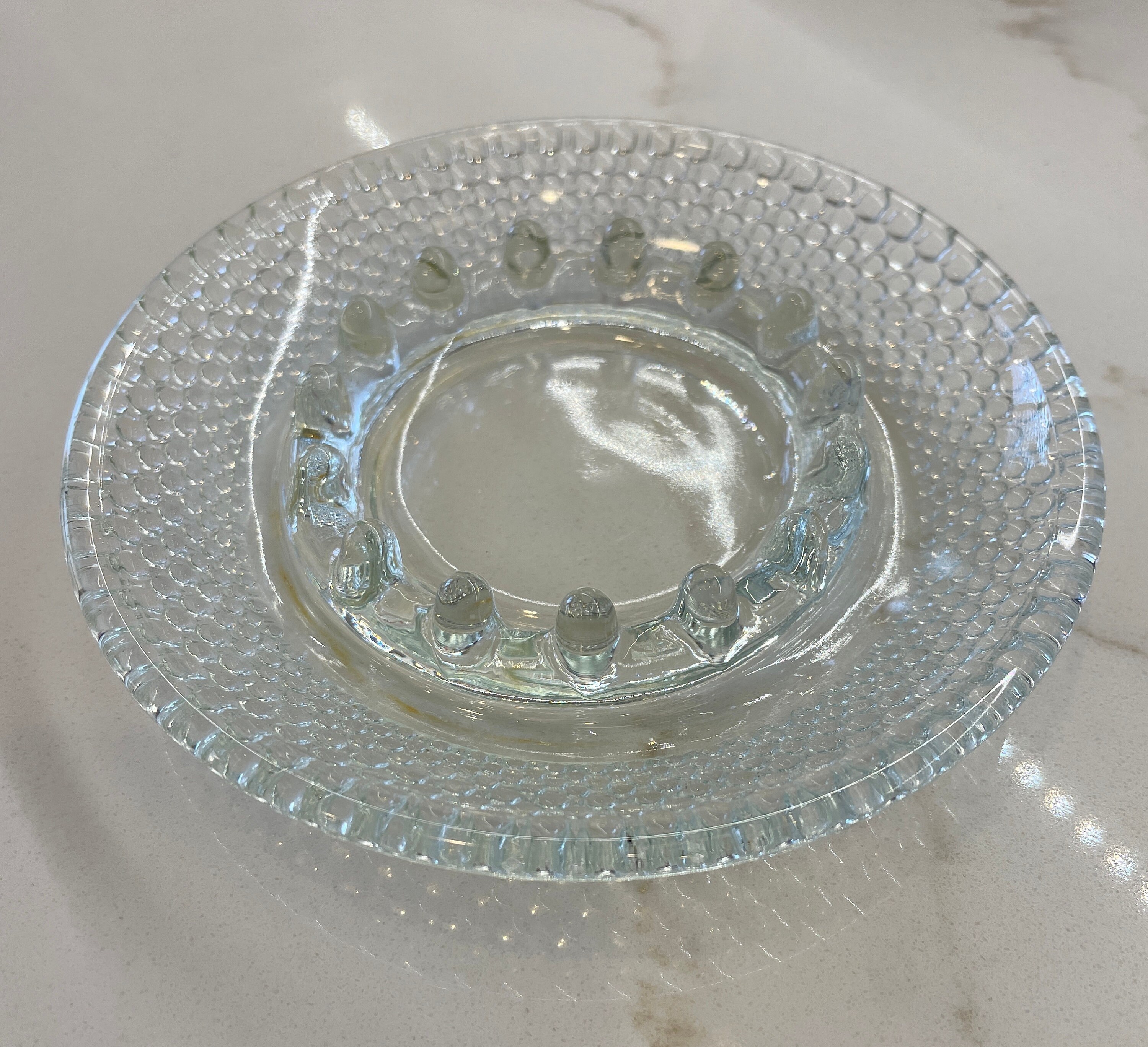Vintage Duncan Miller Hobnail Glass Ashtray Trinket Tray 5 Wide - Etsy