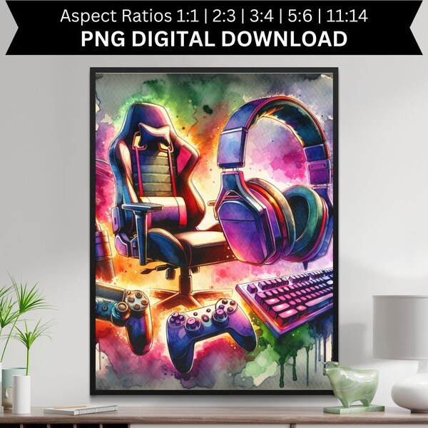 Desk Setup Poster - Etsy