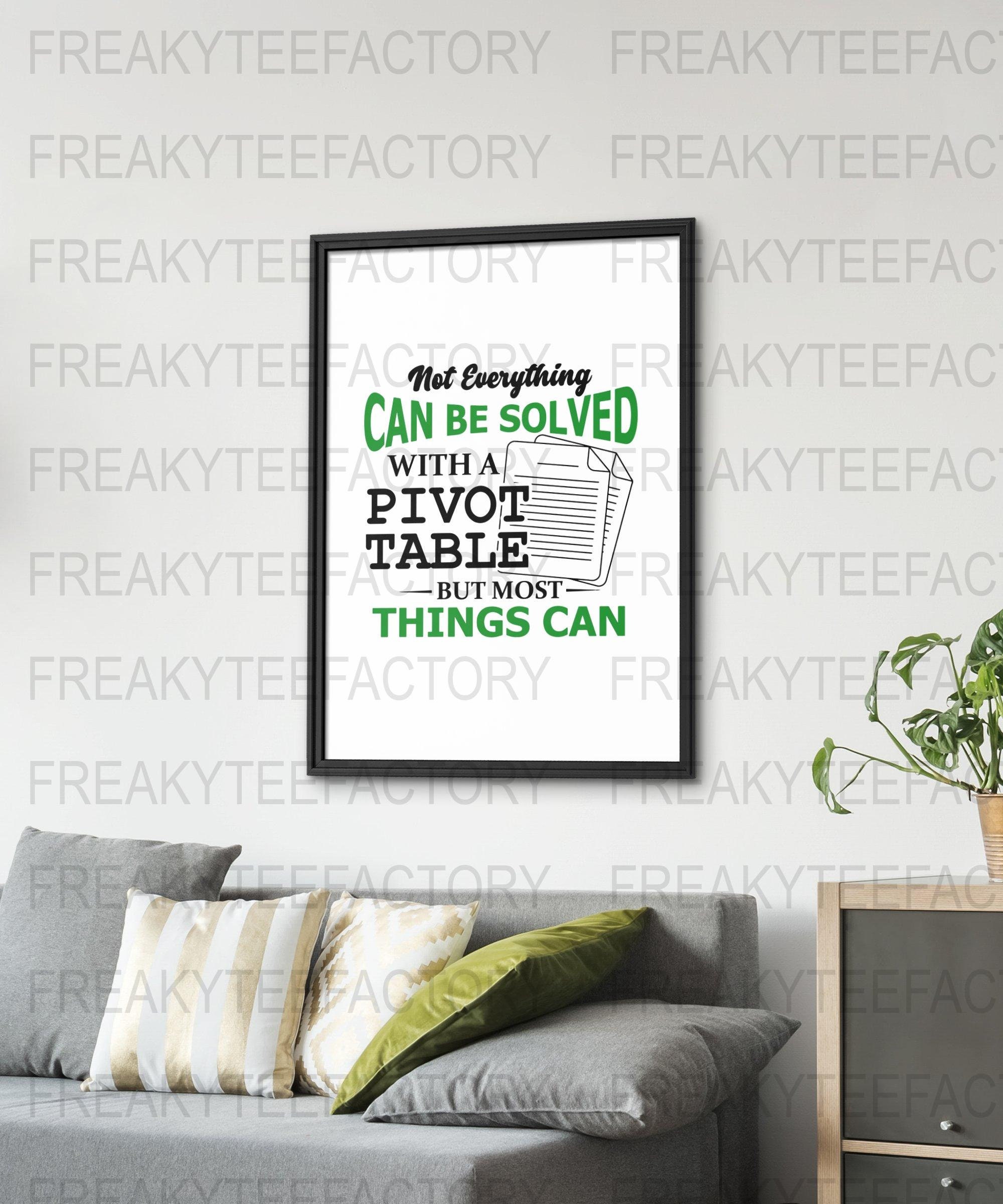 Pivot Table Spreadsheet Nerd Accountant Digital Instant - Etsy