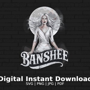 Banshee PNG File, Gothic Horror Art SVG, Supernatural Fantasy Download ...