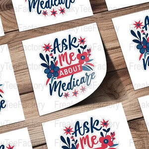 Ask Me About Medicare Svg Png Jpg Eps Pdf Dxf, Insurance Agent Gift ...