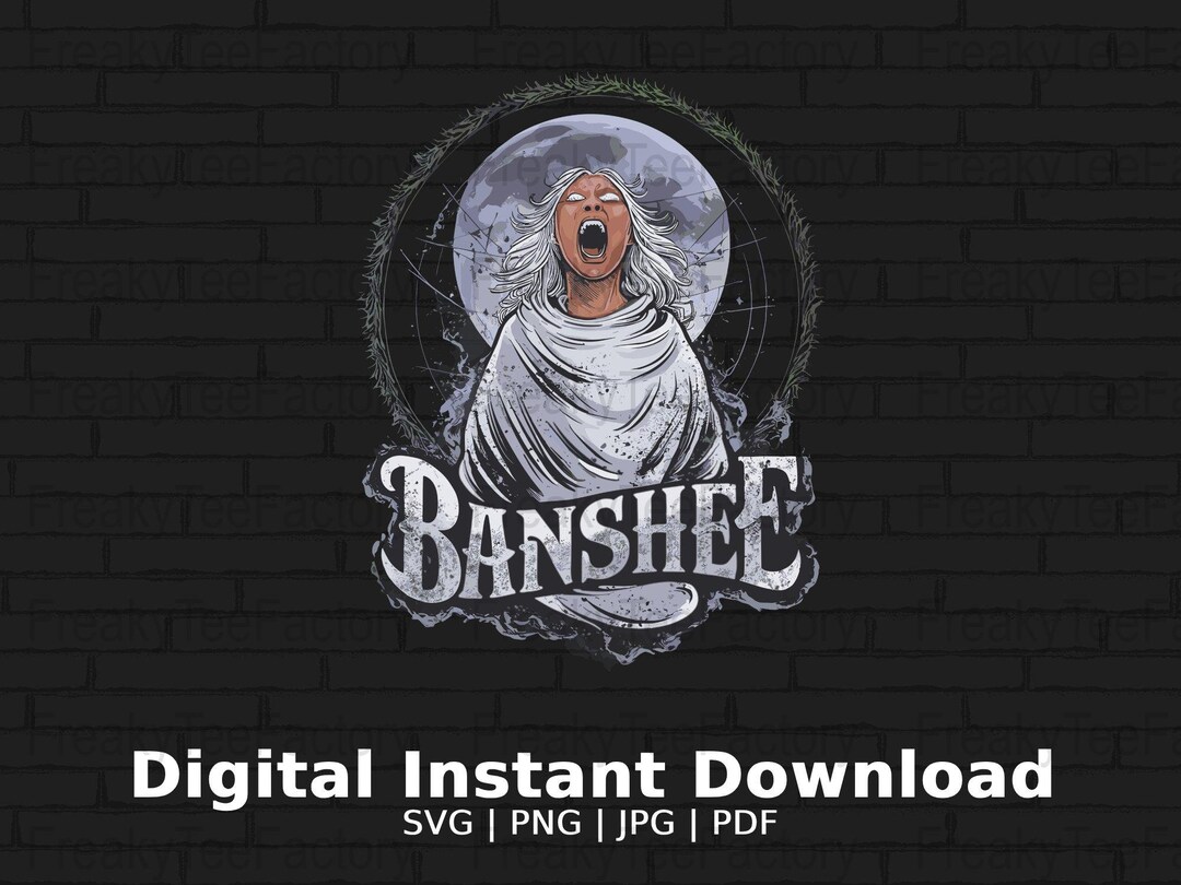Banshee PNG File, Irish Mythology SVG, Celtic Folklore Jpg, Banshee Svg ...
