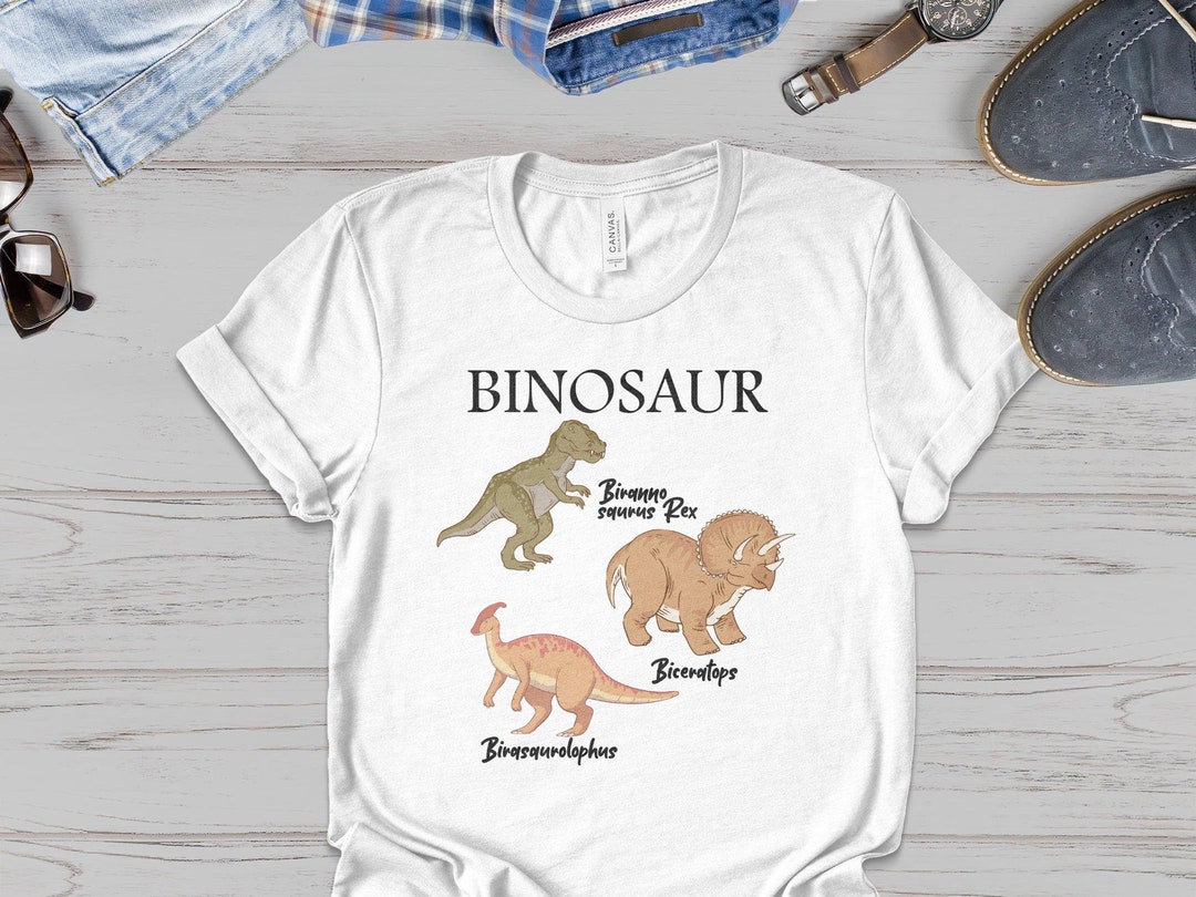 Bisexual Dinosaur T-shirt Bi Pride Month Coming Out Gift Binosaur ...