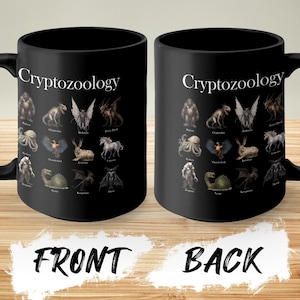 Cryptozoology Shirt - Cryptid Creatures Tee - Bigfoot Mothman Hoodie ...