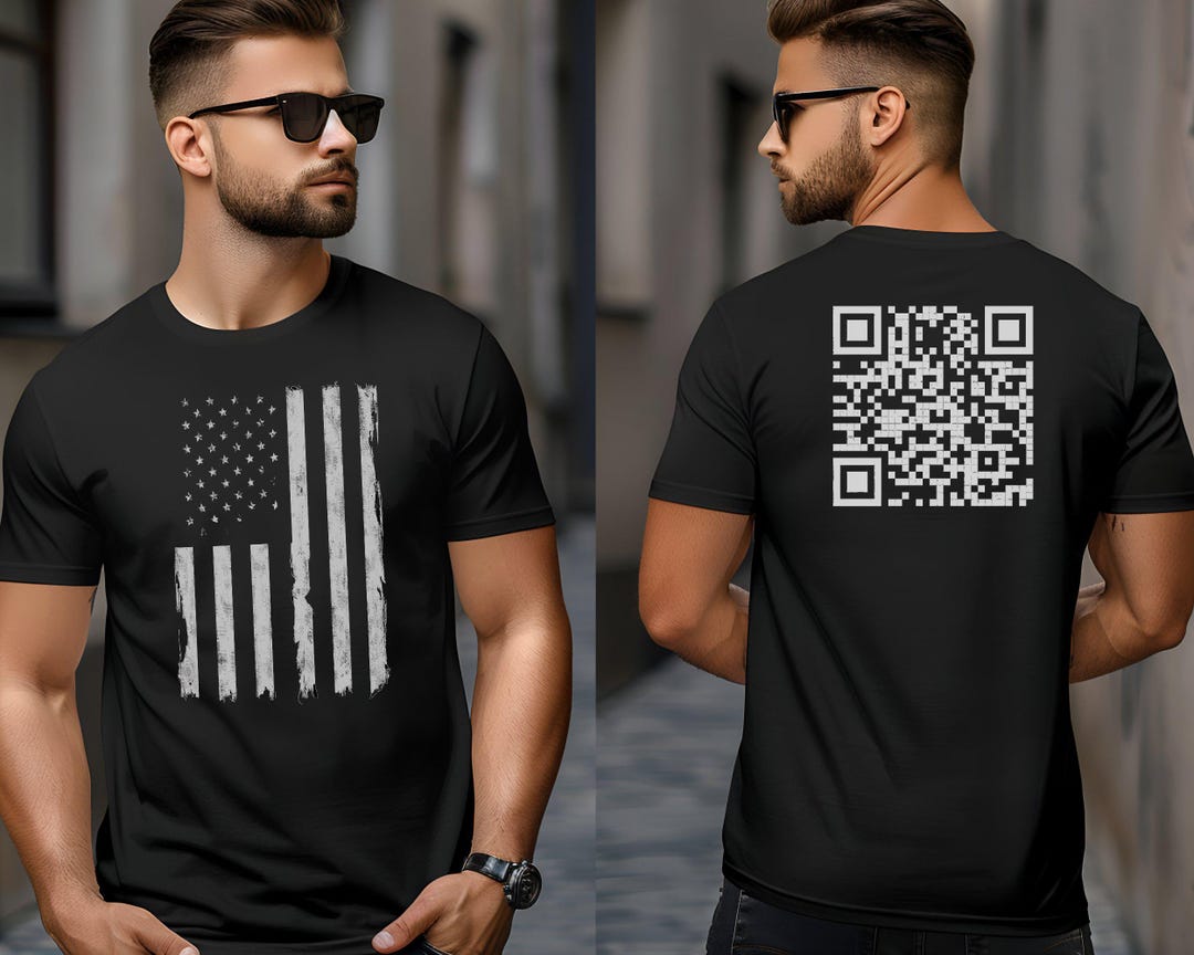 Trump Dance QR Code T-shirt, Trump Hoodie, Viral Barcode Tee ...