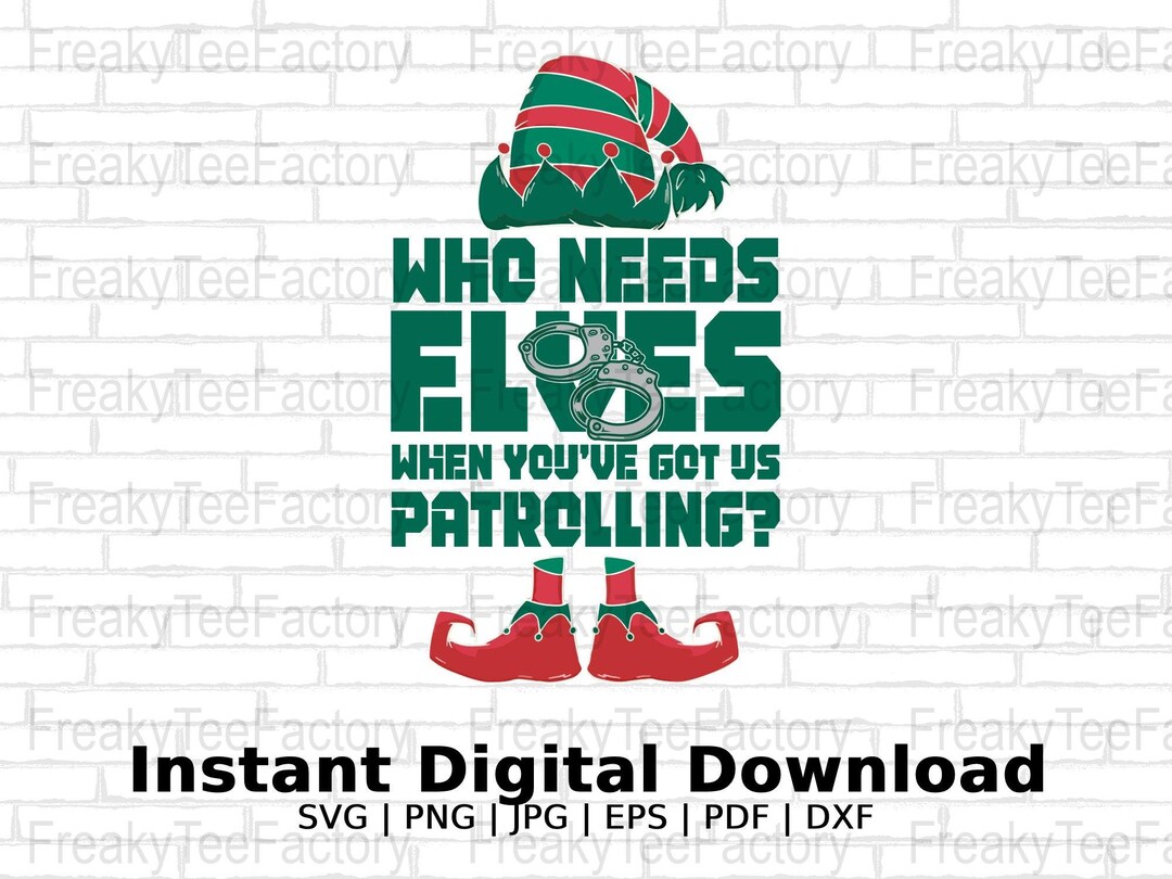 Best Police Christmas SVG PNG Jpg Eps Pdf Digital Instant Download ...