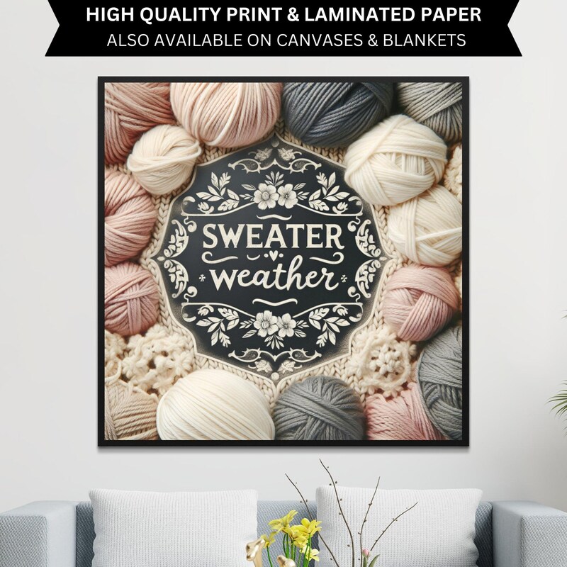 Knitting Poster - Etsy