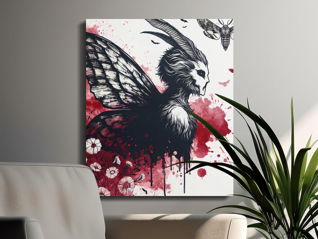 Gothic Fantasy Poster, Dark Fantasy Wall Art, Mythical Creature Print ...