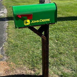 Custom John Deere Farm Tractor Mailbox - Etsy