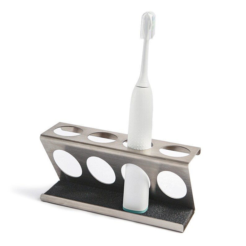 4-hole Electric Toothbrush Holder // Stainless Steel Holder // Made in ...