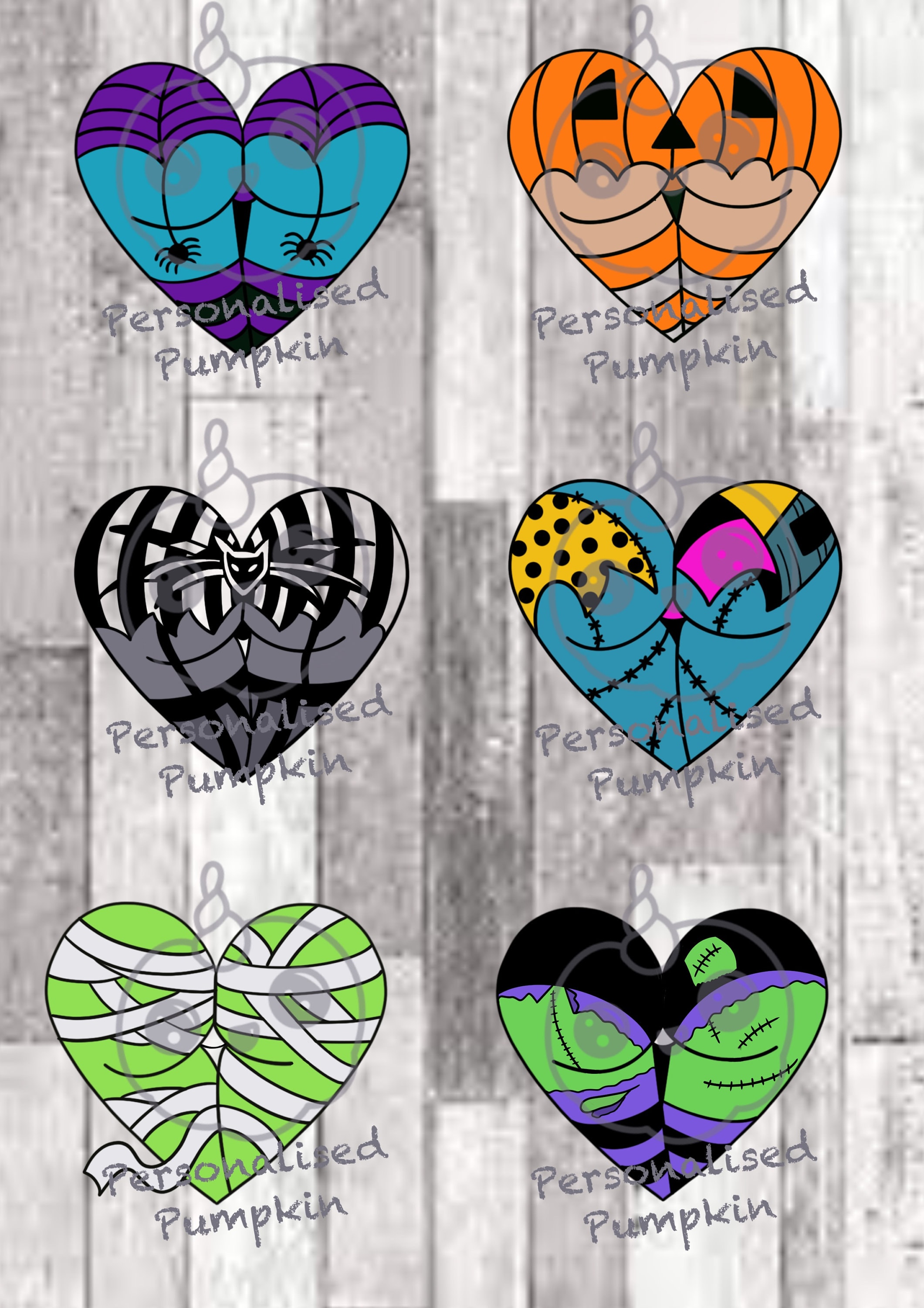 Heart Shaped Butt Tattoo Design Svgpngpdfjpeg Digital Design Etsy