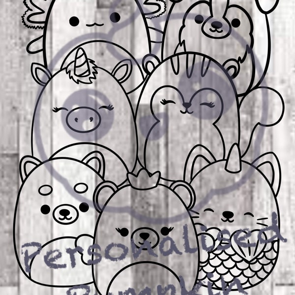 Squishmallow Svg Cricut - Etsy