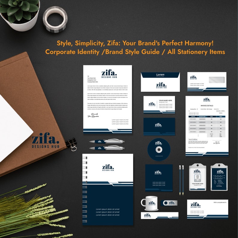 Custom Brand Identity With Full Branding Package, Full Branding Package ...