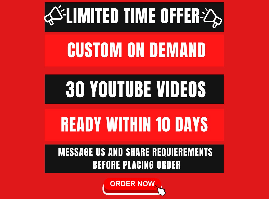 Custom Videos, Youtube Videos, Custom Video Edit, Youtube Video Edit ...