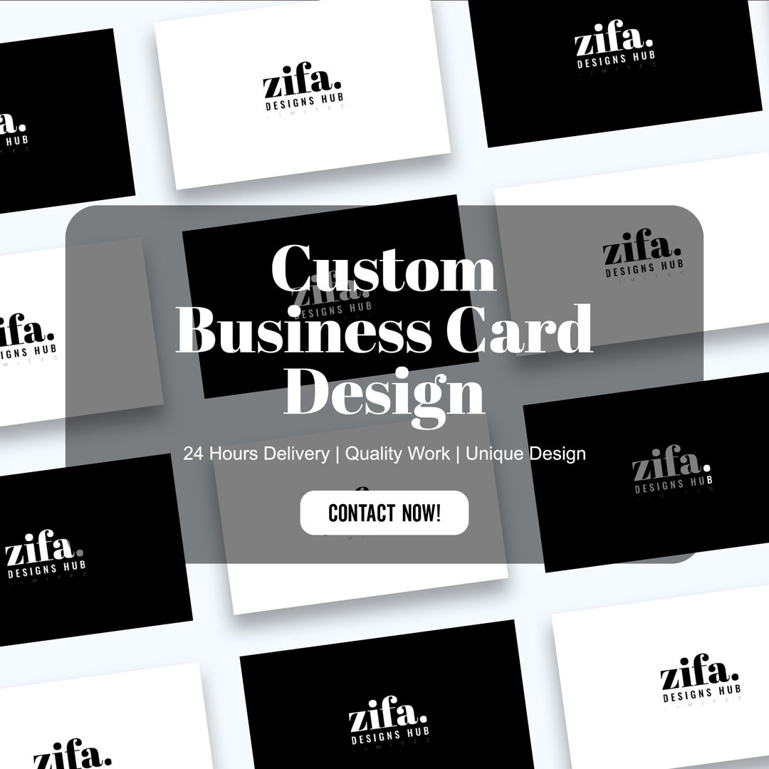 Custom Business Card Design, Business Card, Business Card Design ...