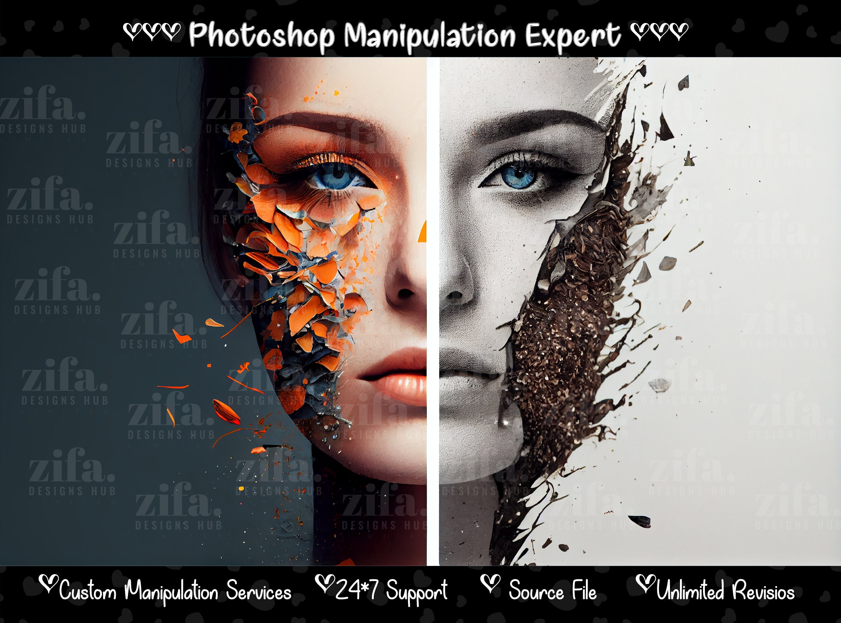 Custom Photoshop Manipulation, Professional Photoshop Editing, Real ...