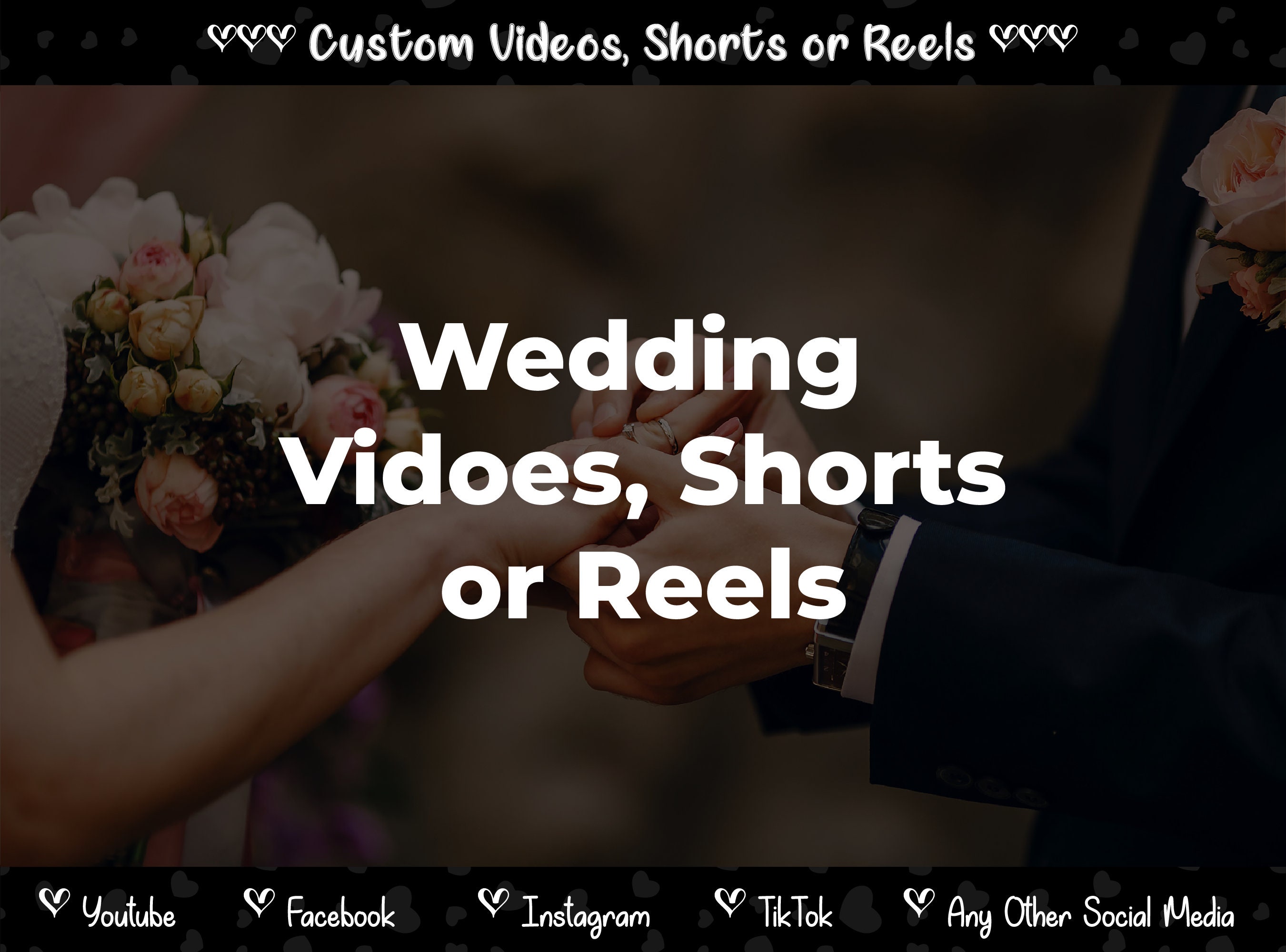 Custom Video Editing Service, Reels, Tiktok, Youtube - Etsy