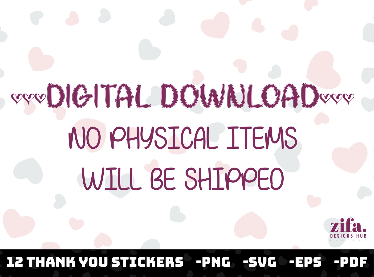Thank You Stickers SVG PNG Bundle, Thank You Svg, Digital Thank You ...