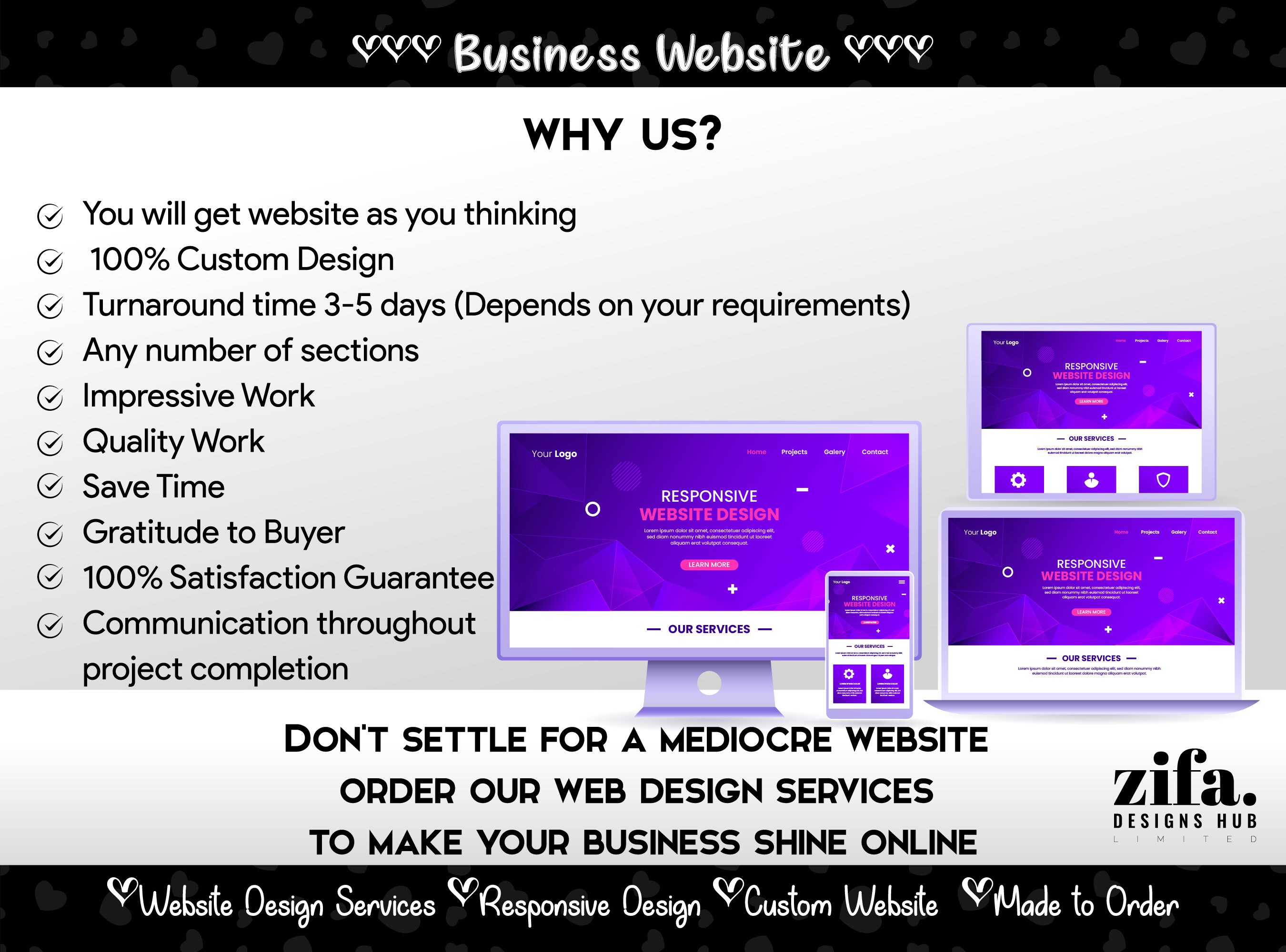 Custom Website, Website Design, Professional Webdesign, Wordpress ...