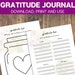 Gratitude Journal, Digital Gratitude Journal, Personal Gratitude ...