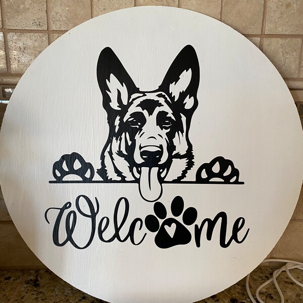 German Shepherd Porch Signs - Etsy