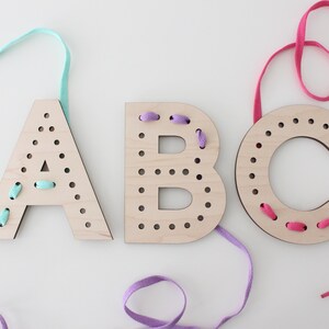 Lacing Boards Educational Toys - Etsy