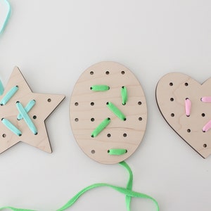 Lacing Boards | Educational Toys - Etsy