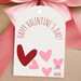 Valentine's Day Gift Tags. Printable PDF. Editable PDF. Happy Valentine ...