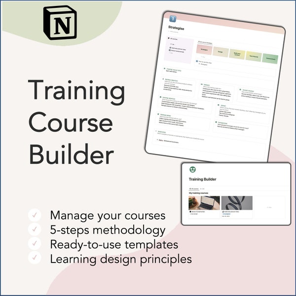 Notion Course Creation Template - Etsy Notion Course Creation Template - Etsy