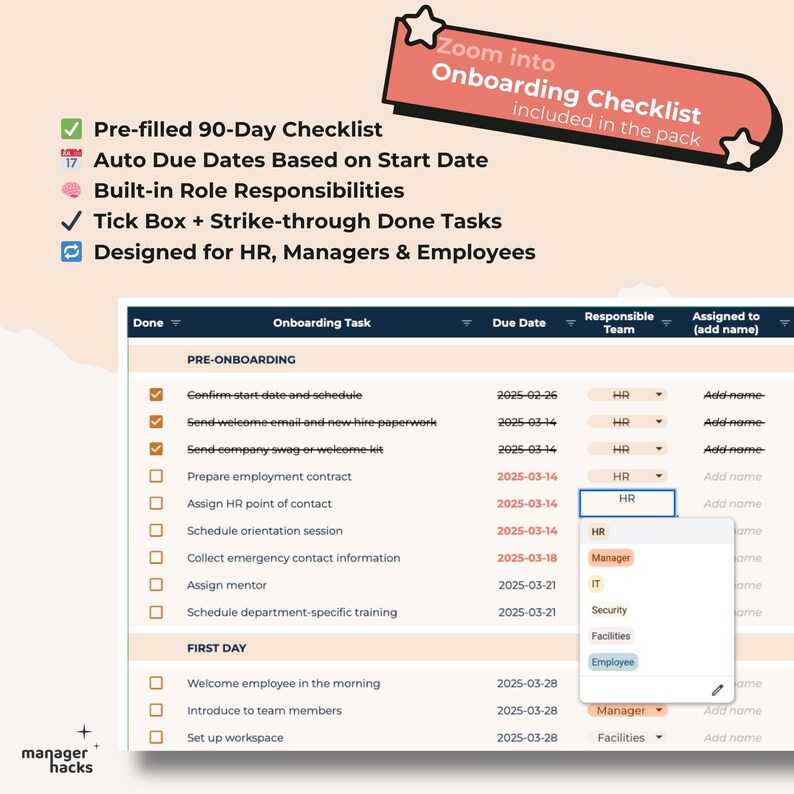 Complete Onboarding Solution: 90 HR Templates for Seamless Employee ...