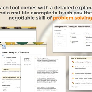 Problem Solving Toolkit for Notion | Structured Approach for Consultants & Business Strategy ...