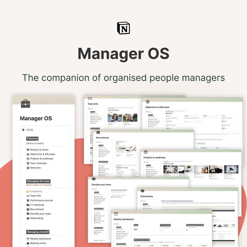 Notion for Managers: > 30 Templates and a Smart Dashboard | Team ...