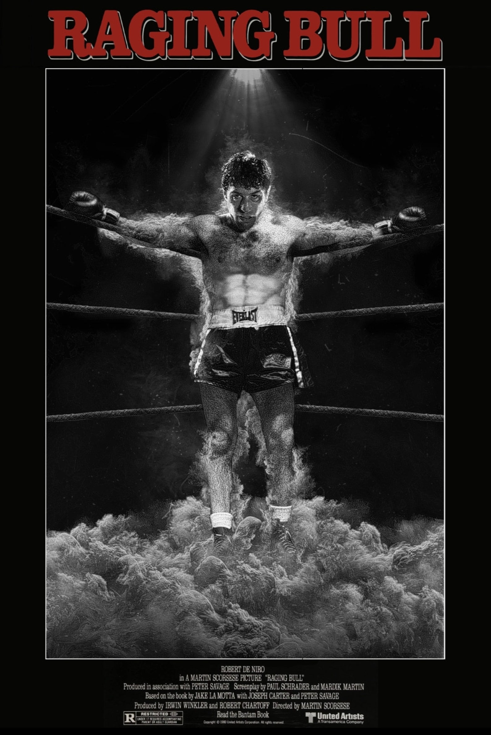 Raging Bull Custom Artwork Poster Print - Etsy