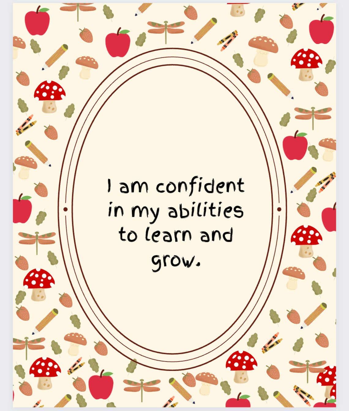 Back to School Affirmations for Kids Printable Downloads - Etsy