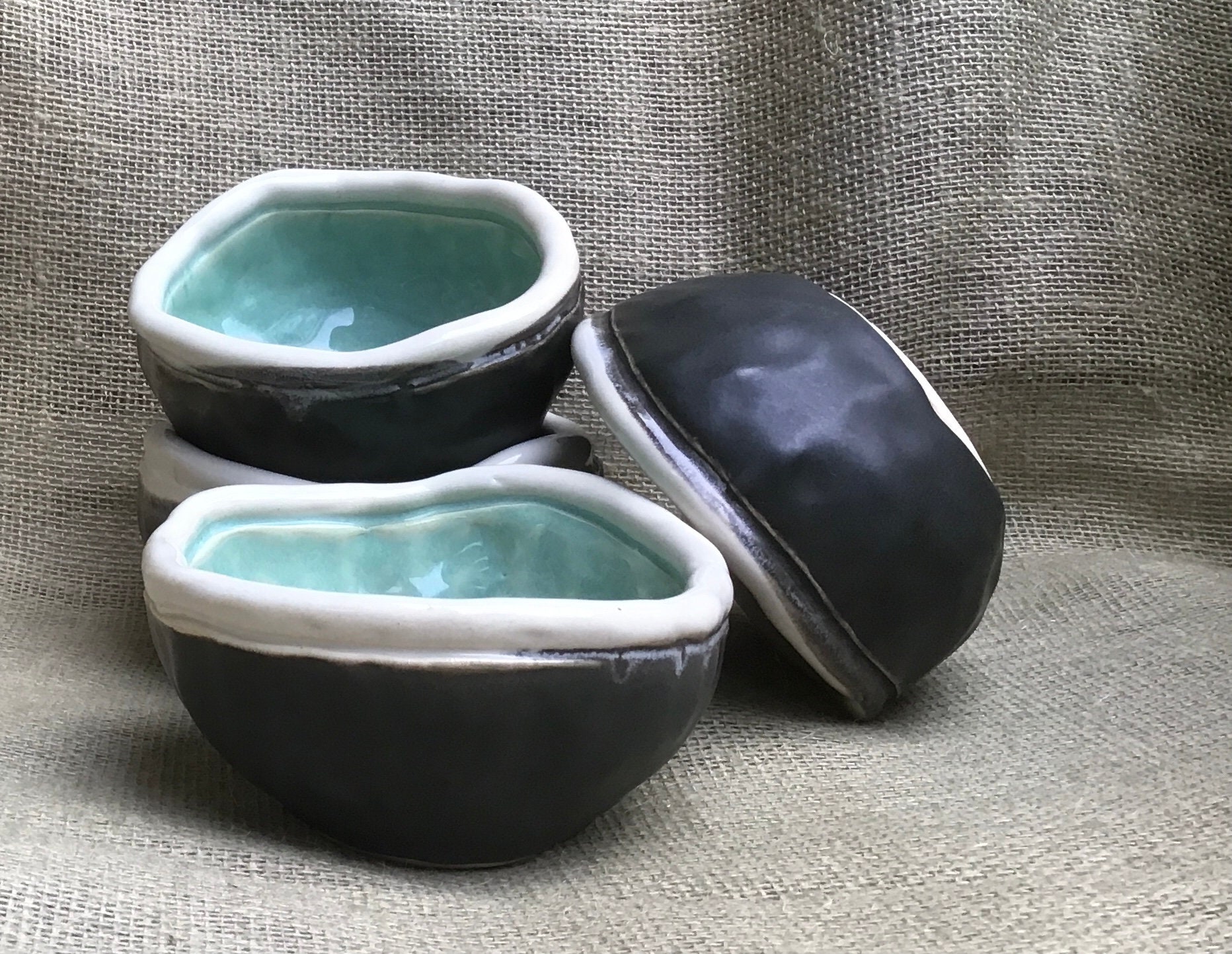 Set of Ceramic Pinch Pots - Etsy