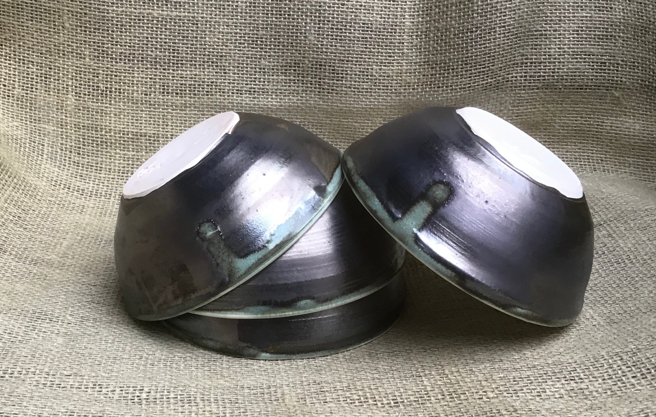 Set of Ceramic Nesting Bowls - Etsy