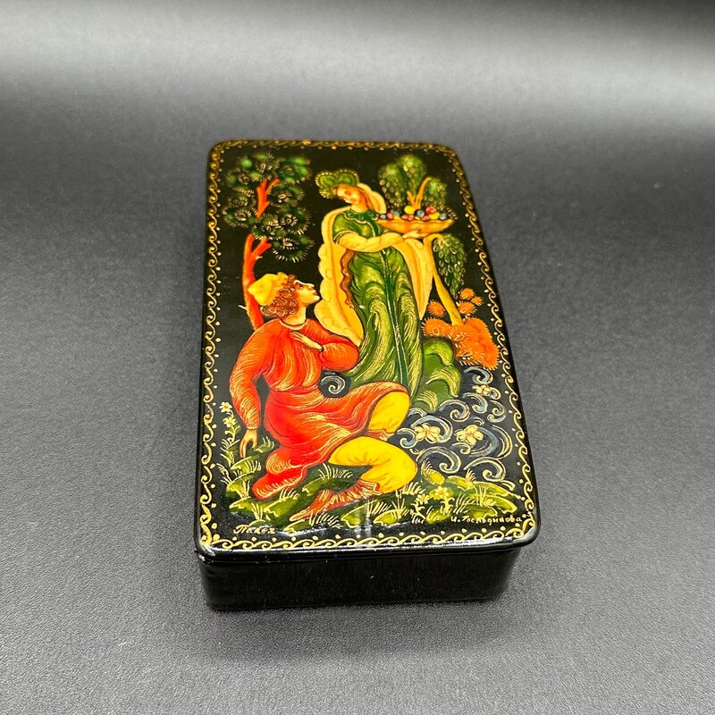 Russian Lacquer Box - Etsy