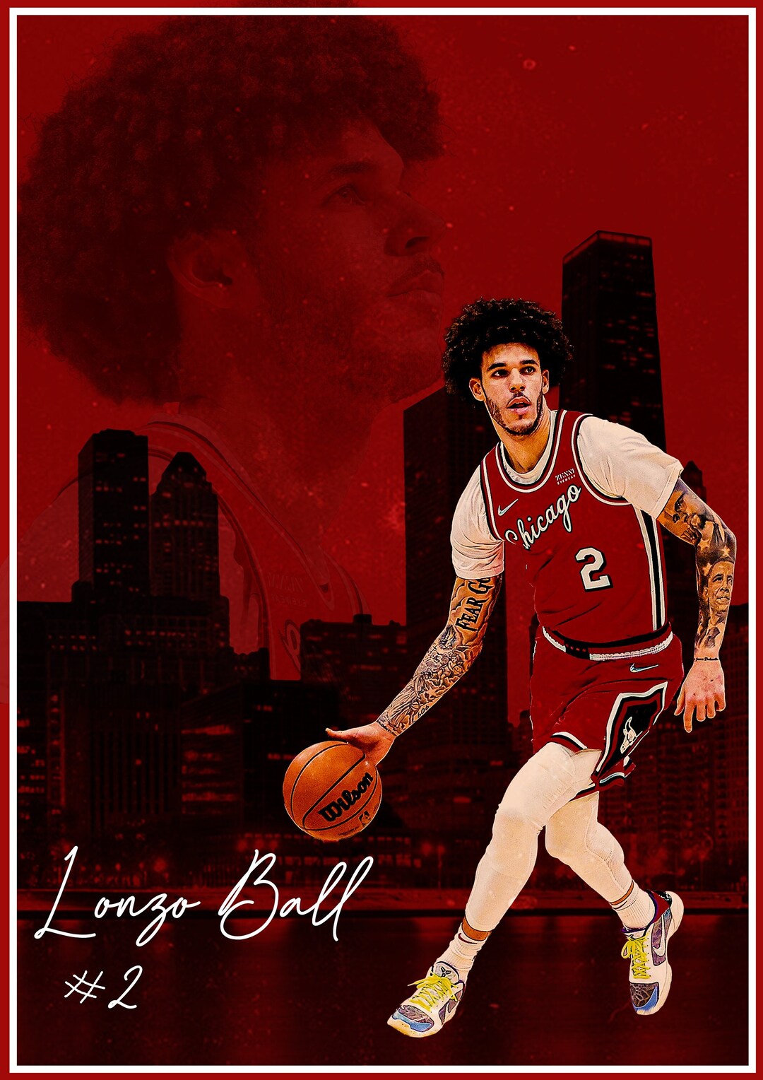Lonzo Ball NBA A4 Poster - Etsy